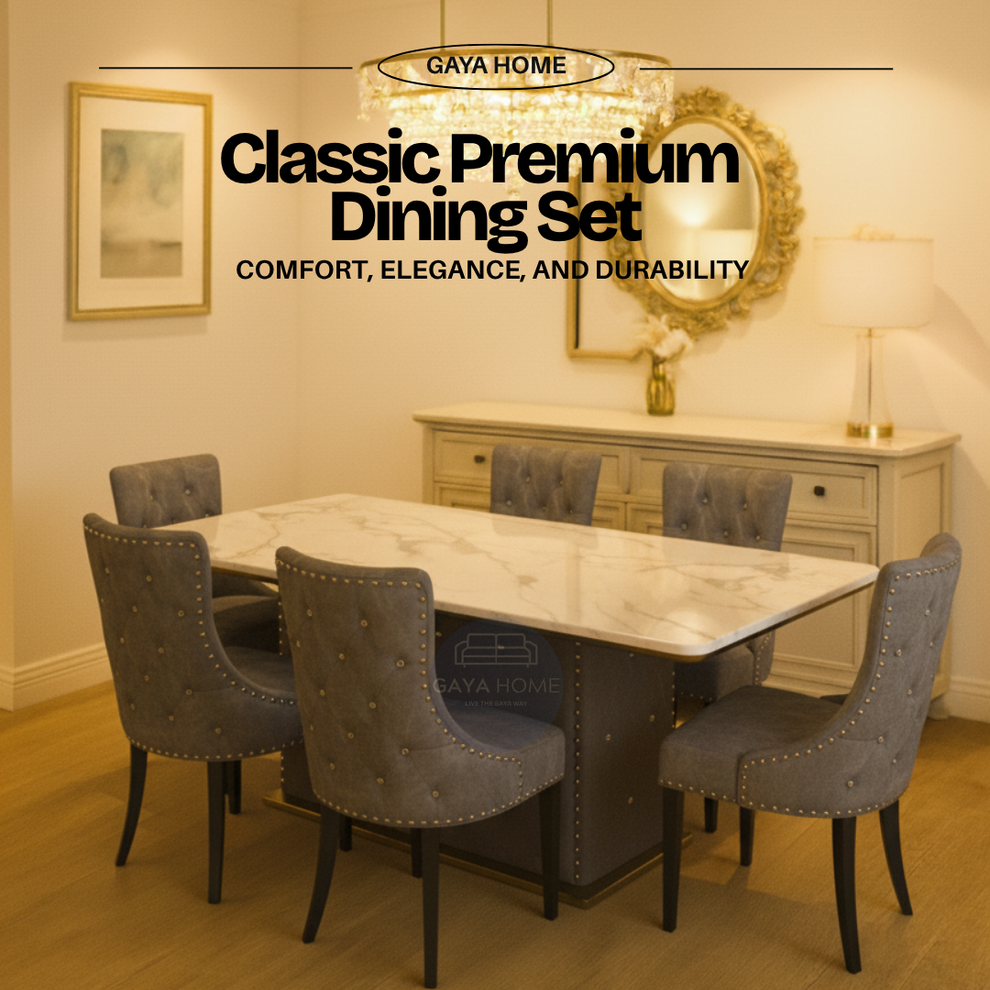 Classic Premium Dining Set – Gaya Home